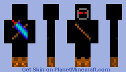 Red-eyed Assassin Minecraft Skin
