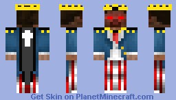 EVIL RED EYES Steve With nice outfit! Minecraft Skin