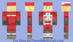 Red Mage Minecraft Skin