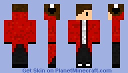 Red overcoat guy Minecraft Skin