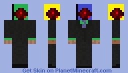 redstone face Minecraft Skin