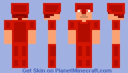 Redstone Warrior Minecraft Skin