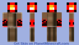 Redstone Man Minecraft Skin