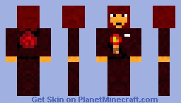 redstone man Minecraft Skin