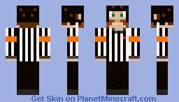 Hockey Referee Minecraft Skin