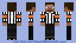 Referee - Steve Minecraft Skin