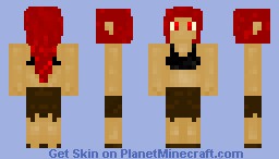 Regina the Islander Minecraft Skin