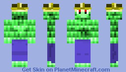 Reptile King Minecraft Skin