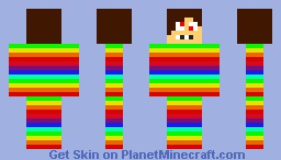 Retarded RainbowMan Minecraft Skin