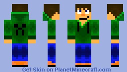 Retro CaptainDerpified Minecraft Skin