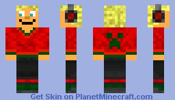 Reverse Guy (front is the back!) Minecraft Skin