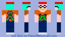 Kid with jetpack Minecraft Skin