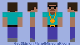 Rich Steve Simple Minecraft Skin