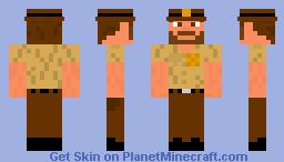 Rick Grimes Minecraft Skin