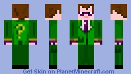 The Riddler - Arkham City Minecraft Skin