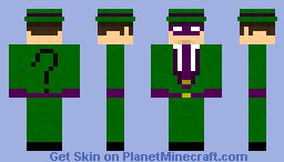 The Riddler Minecraft Skin