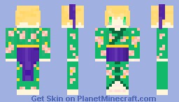 Rin Kagamine-Iroha Song's Kimono Series Minecraft Skin