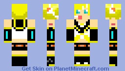 Rin Kagamine Minecraft Skin