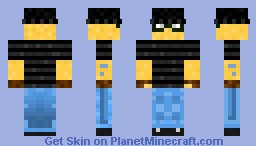 Old Times Robber Minecraft Skin