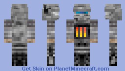 ROBOCop V2 Minecraft Skin