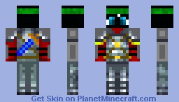 Robo Knight Minecraft Skin