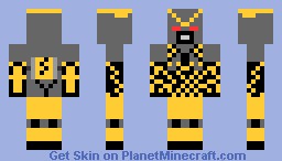 Robot-bee Minecraft Skin