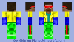 Rockstar Herobrine Minecraft Skin