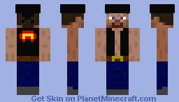 Rocker Steve Minecraft Skin