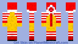Ronald McDonald Minecraft Skin