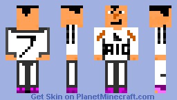 Christiano Ronaldo (Real Madrid) Minecraft Skin