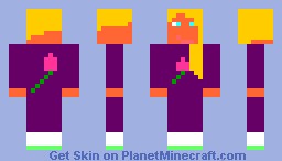 Rose Girl Minecraft Skin