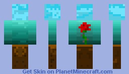 Red Rose Minecraft Skin