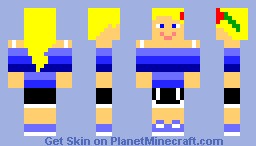 Rose girl Minecraft Skin