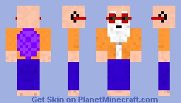 Master Roshi Minecraft Skin