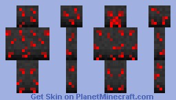 Ruby Creeper Minecraft Skin