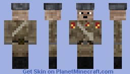 Russian Winter Soldier Minecraft Skin