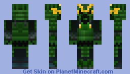Samurai Creeper Minecraft Skin