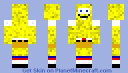 Sponge Bob Minecraft Skin