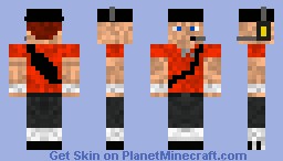 RED Scout Minecraft Skin
