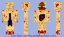 SCP-173 Minecraft Skin
