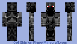 Black knight Minecraft Skin