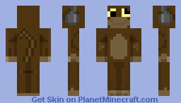 Derpy Danny the monkey mascot Minecraft Skin