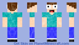 Surprised Man (Keralis) Minecraft Skin