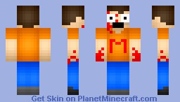 Maxwell - Bloodied Minecraft Skin