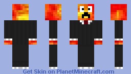 Lava Monster Suit Minecraft Skin