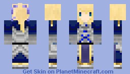 Fate/stay night-Saber Minecraft Skin