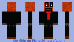 Orange Dude In Suit Minecraft Skin