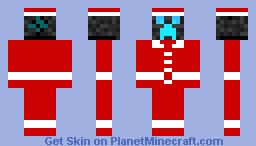 Santa Creeper Minecraft Skin