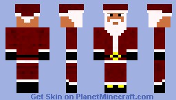 Santa (Skin + Skin Speed Art) Minecraft Skin