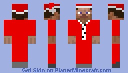 Santa Steve Minecraft Skin